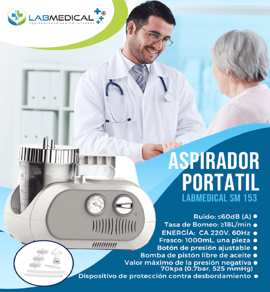 Aspirador de Secreciones BR SM181 – LABMEDICAL